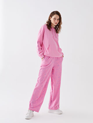 Patterned Women's Sweatpants with Elastic Waist Mother Daughter ...