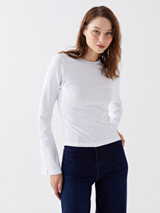 Frau WEISS T-Shirt -W3HQ73Z8-Q6K - W3HQ73Z8-Q6K - LC Waikiki