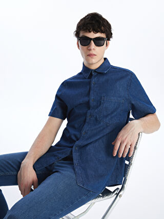 Chemise en jean INDIGO Homme -S4EQ93Z8-309 - S4EQ93Z8-309 - LC Waikiki