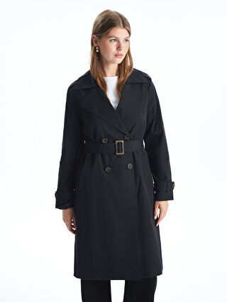 Trench-coat NOIR Femme -W40750Z8-CVL - W40750Z8-CVL - LC Waikiki