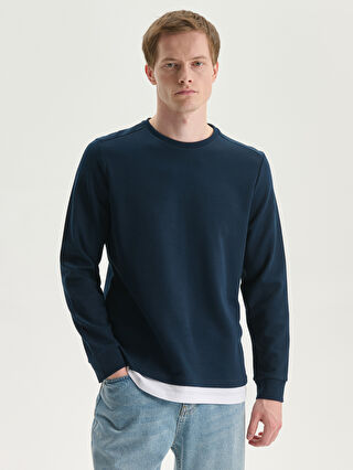 Sweat-shirt MARINE Homme -W4M147Z8-RFH - W4M147Z8-RFH - LC Waikiki