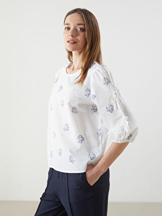 Blouse BLANC Femme -S5JT92Z8-VE4 - S5JT92Z8-VE4 - LC Waikiki