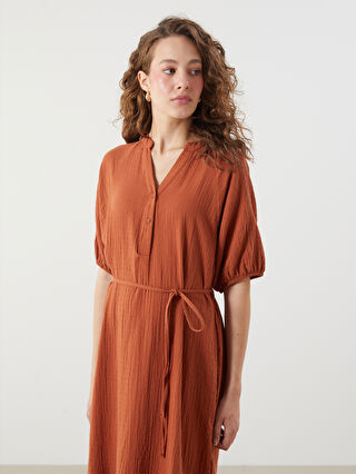 LC WAIKIKI Woman ORANGE Dress -S5M816Z8-H7J - S5M816Z8-H7J - LC Waikiki