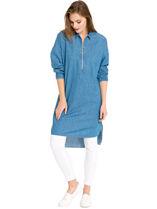 İNDİGO Jean Tunik - 8SK057Z8-H45 | LCW