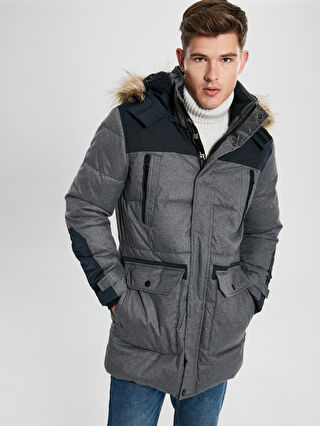 GRİ Şişme Mont - 9W7389Z8-J2B | LCW