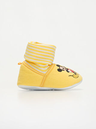 SARI Erkek Bebek Mickey Mouse Lisanslı Çoraplı Ev Ayakkabısı - 9W9382Z1 ...