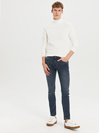 GRİ 760 Skinny Fit Erkek Jean Pantolon - 0S0211Z8-GRD | LCW